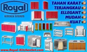 ROYAL KITCHEN SYSTEM | KITCHEN SET MINIMALIS