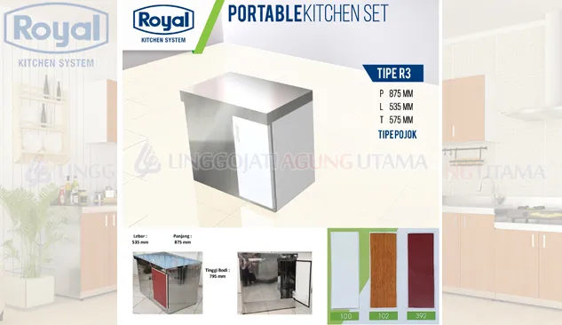 ROYAL KITCHEN SET R3 N | ROYAL KITCHEN SET | KITCHEN SET MINIMALIS