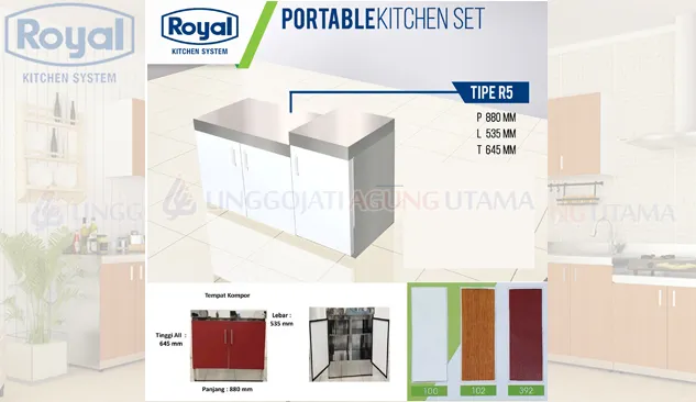ROYAL KITCHEN SET R5 N | ROYAL KITCHEN SET | KITCHEN SET MINIMALIS